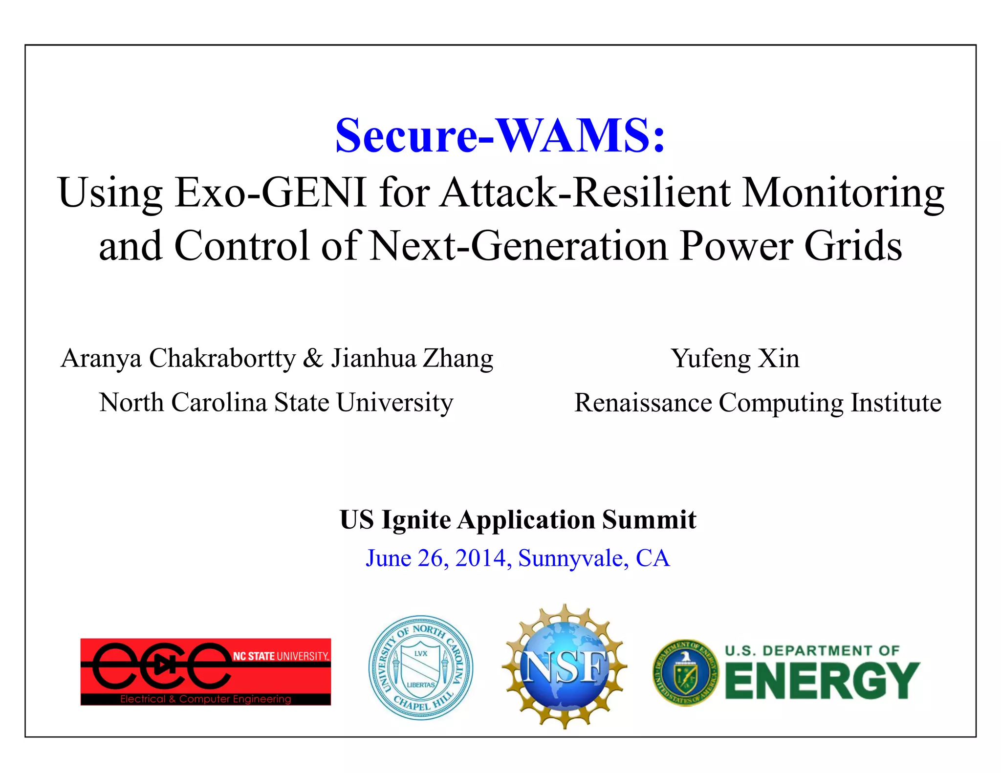 Secure-WAMS: Cyber-Security Mechanisms for Wide-Area Monitoring of Power Grid | PDF