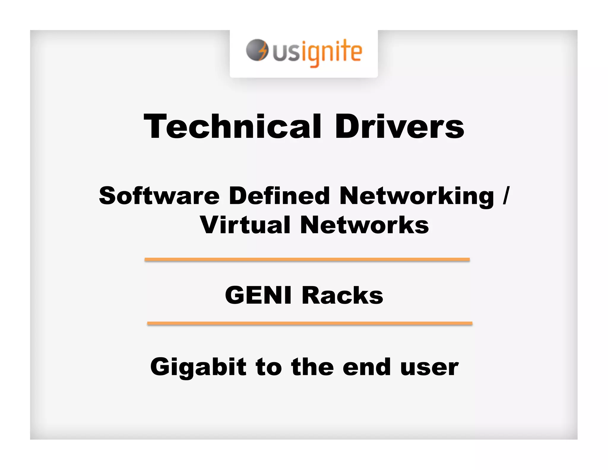 U.S. Ignite Presentation | PPT