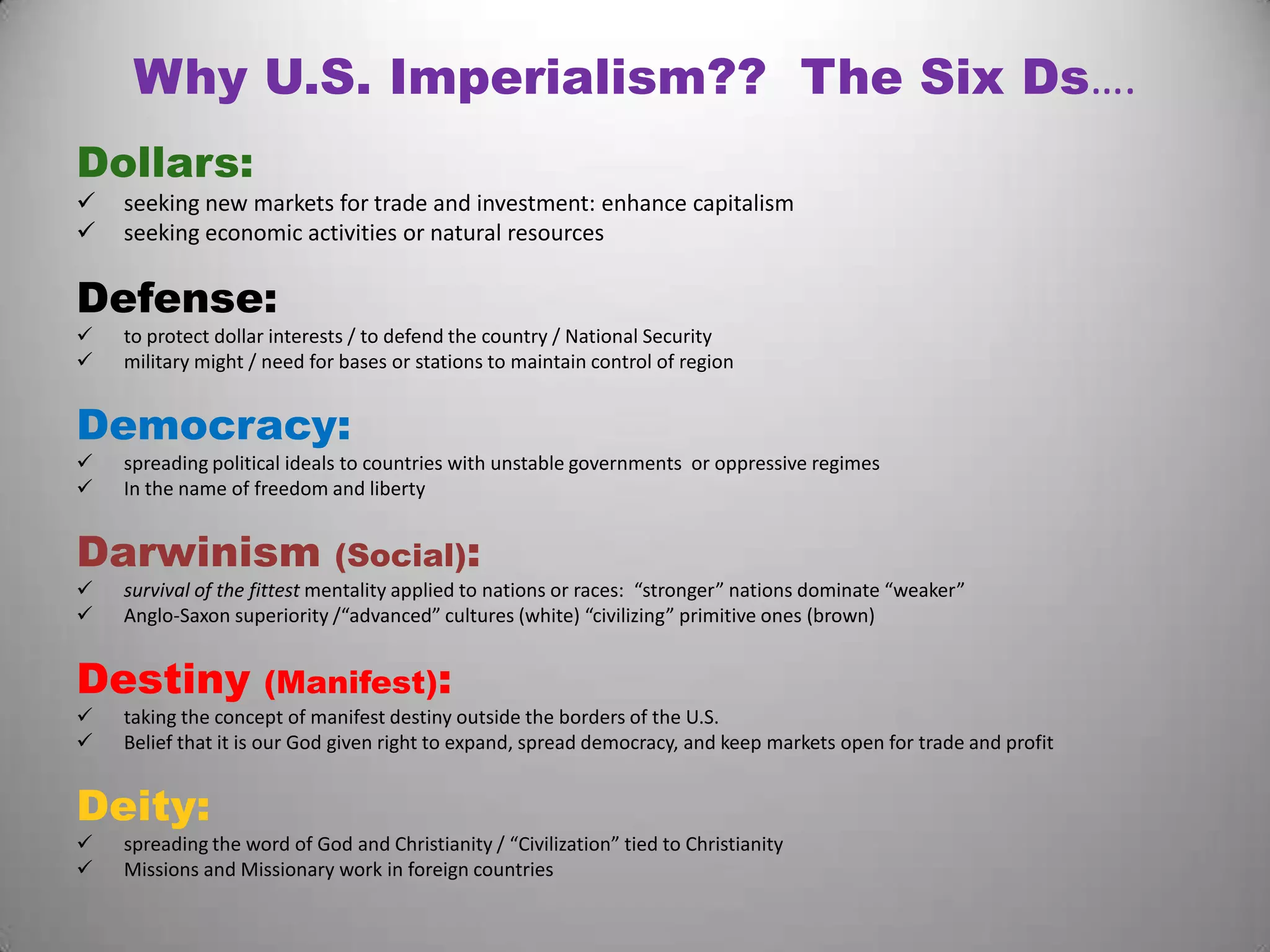 US Imperialism Cartoon Groups | PPTX