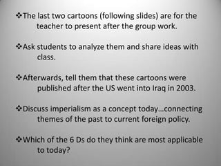US Imperialism Cartoon Groups | PPTX