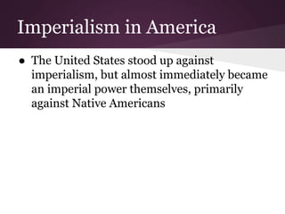 US Imperialism | PPT
