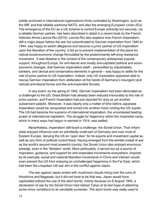 US Imperialism and Nazi Germany | PDF