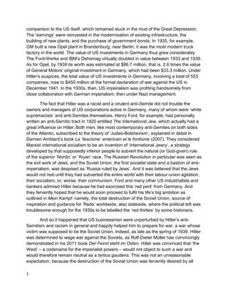 US Imperialism and Nazi Germany | PDF | Large Business | Business