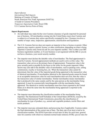 U simportrequirements | PDF