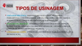 Usinagem - Mecânica | PPTX