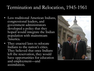 US Indian Policy | PPTX