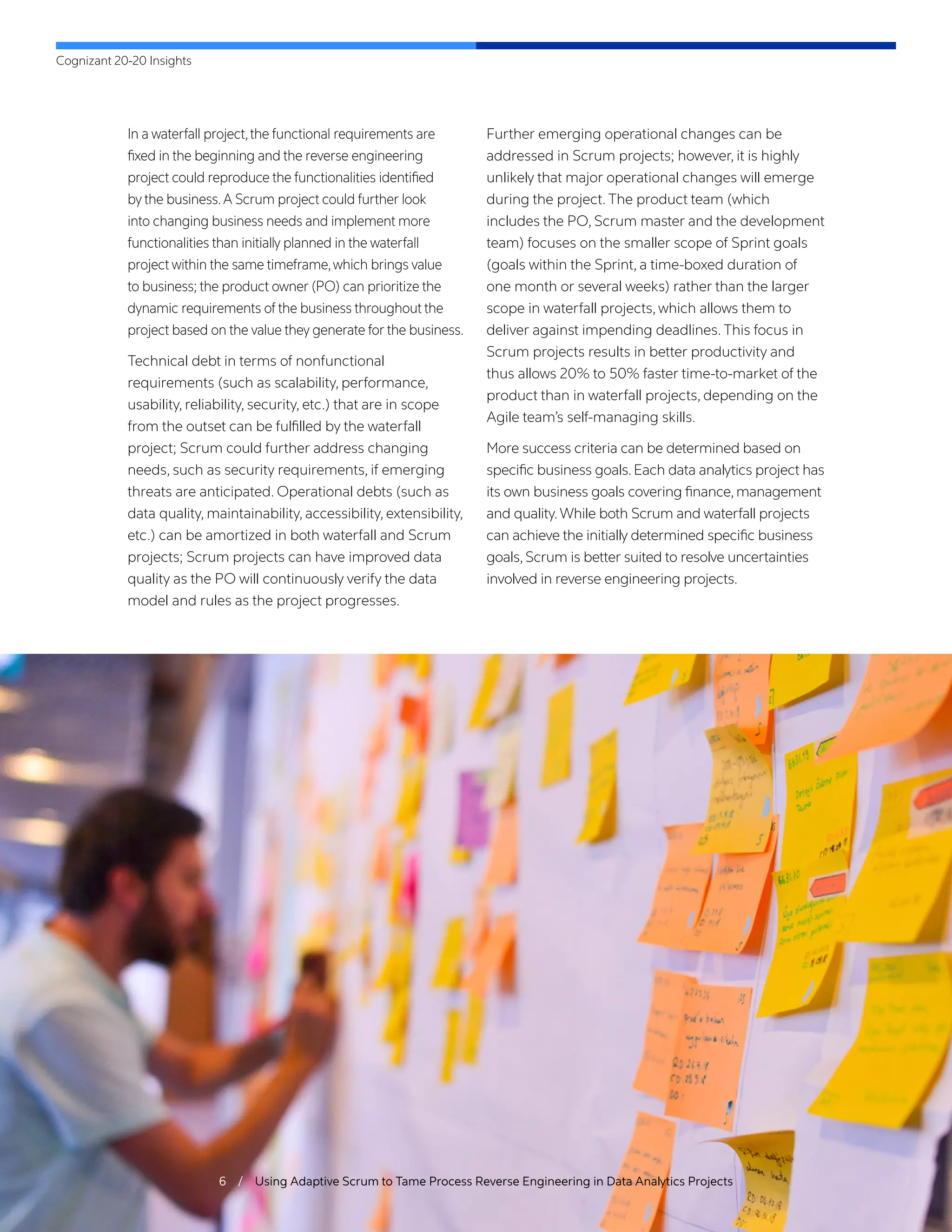 Using Adaptive Scrum to Tame Process Reverse Engineering in Data Analytics Projects | PDF