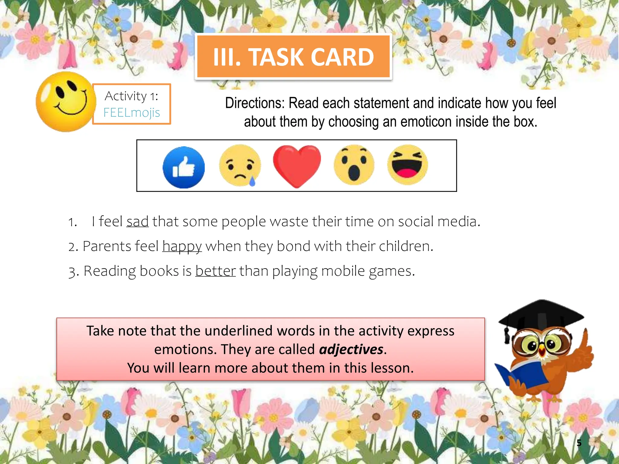 USING-ADJECTIVES-TO-EXPRESS-EMOTIONAL-RESPONSES_SIM (1).pptx