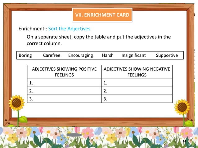 USING-ADJECTIVES-TO-EXPRESS-EMOTIONAL-RESPONSES_SIM (1).pptx | Family ...