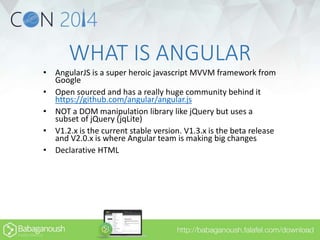 Using-AngularJS-with-Sitefinity.pptx | Web Development | Internet