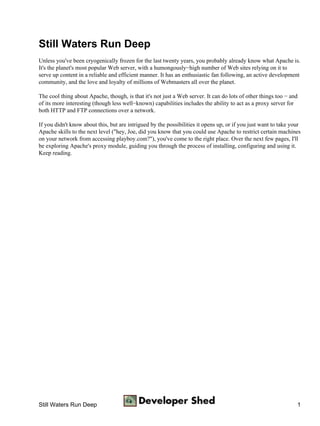 Using aphace-as-proxy-server | PDF