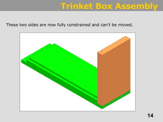 Using AutoDesk Inventor to assemble a Trinket box | PPT | Technology & Computing