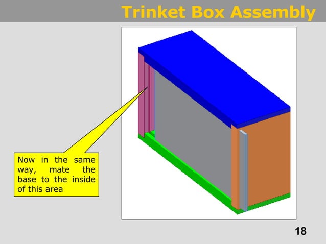 Using AutoDesk Inventor to assemble a Trinket box | PPT | Technology ...