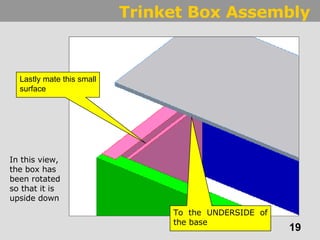 Using AutoDesk Inventor to assemble a Trinket box | PPT | Technology & Computing