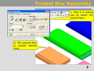 Using AutoDesk Inventor to assemble a Trinket box | PPT | Technology & Computing