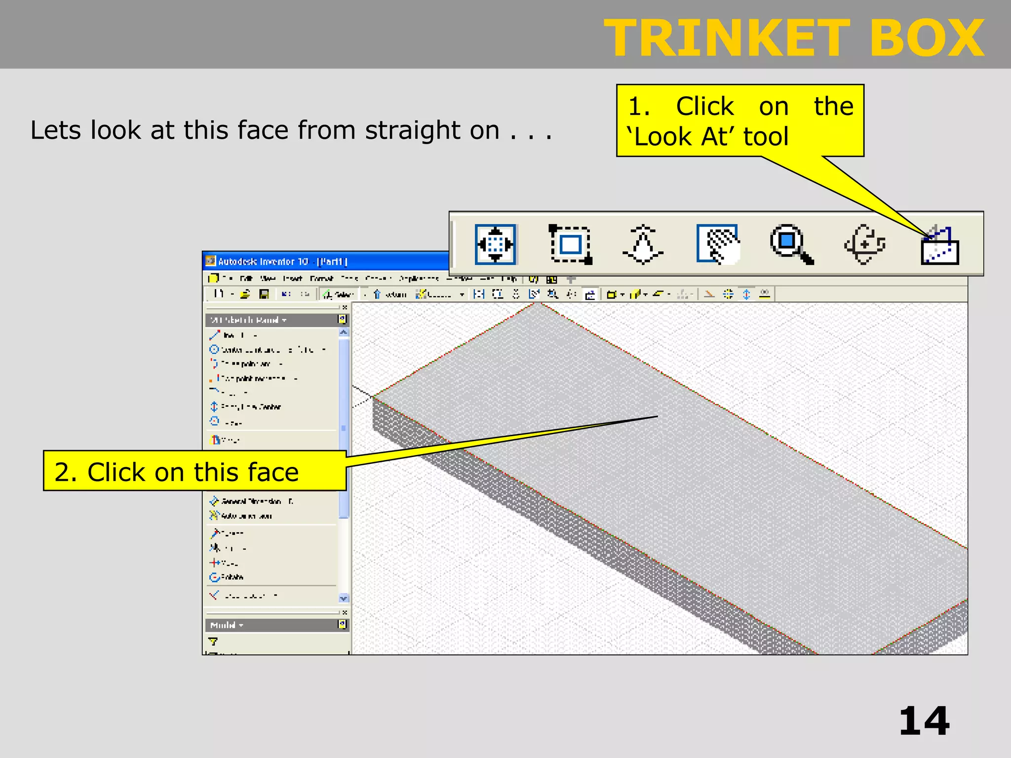 Using AutoDesk Inventor to create a Trinket box | PPT | 3-D Graphics | Computer Software and ...