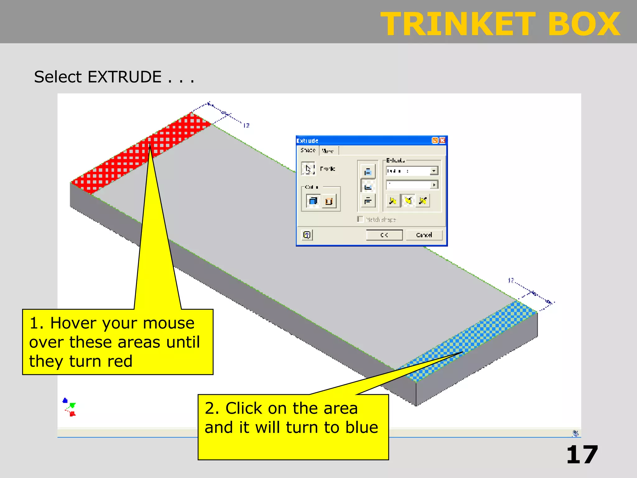Using AutoDesk Inventor to create a Trinket box | PPT | 3-D Graphics | Computer Software and ...