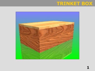 Using AutoDesk Inventor to create a Trinket box | PPT | 3-D Graphics | Computer Software and ...