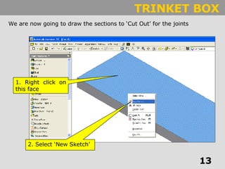 Using AutoDesk Inventor to create a Trinket box | PPT | 3-D Graphics ...
