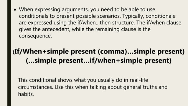 Using conditional-in-expressing-arguments | PPTX