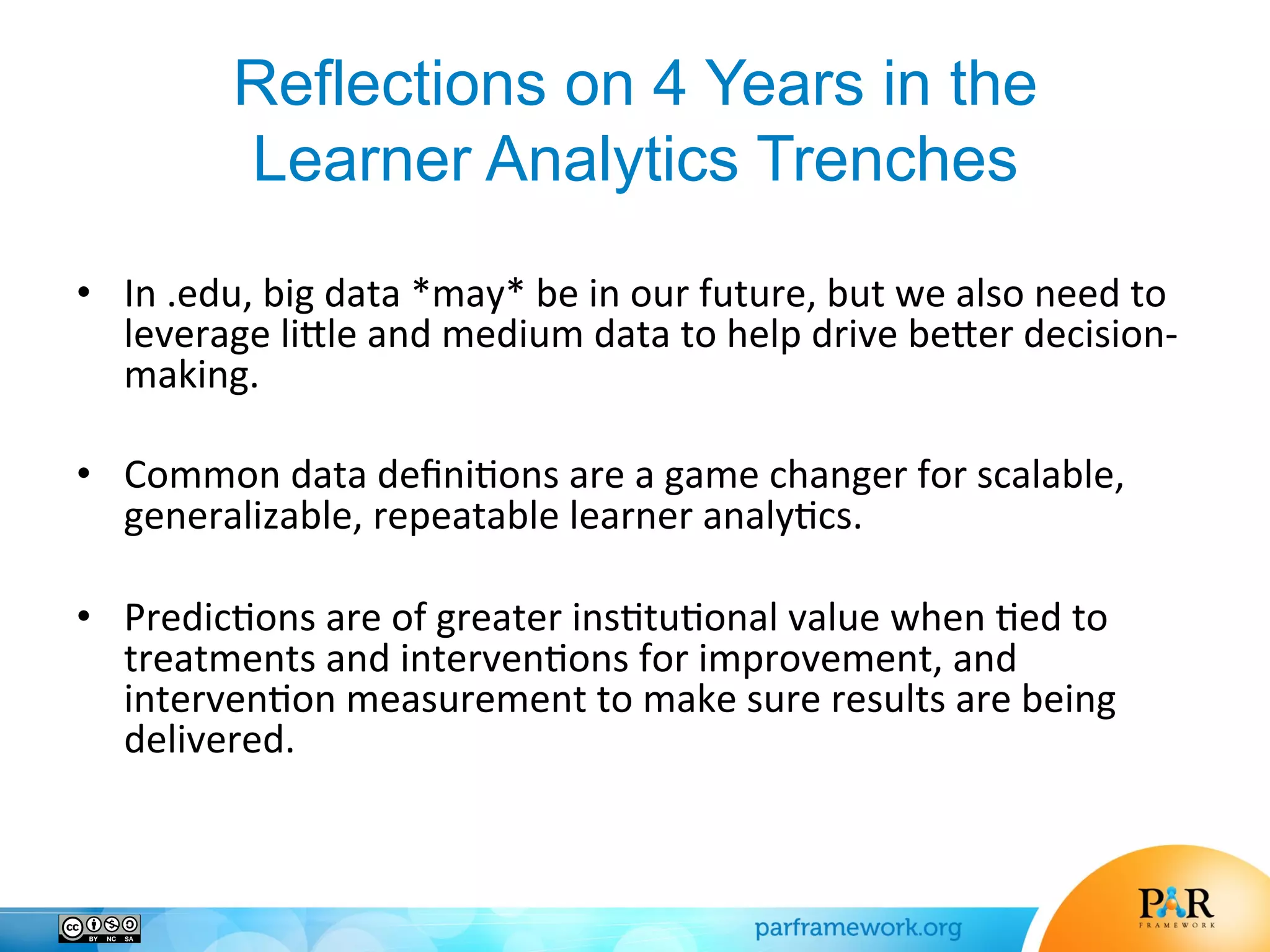 Using Data for Continuous Improvement Faculty Development Model - Competency-Based Education ...