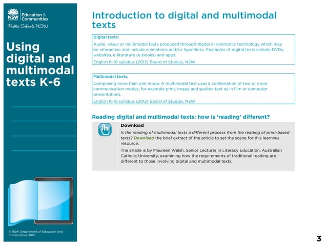 Using digital-and-multimodal-texts(1) | PDF