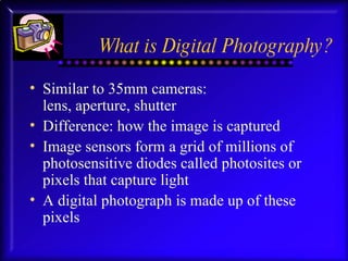 Using Digital Cameras For Visual Literacy | PPT | Cameras and ...