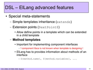 Using DSL for generation of software connectors | PPT