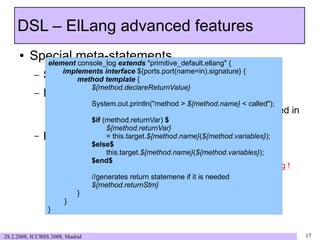 Using DSL for generation of software connectors | PPT