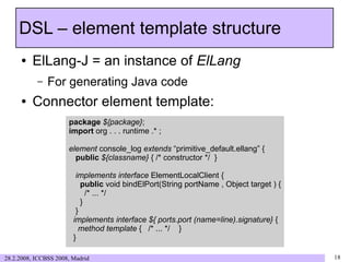 Using DSL for generation of software connectors | PPT
