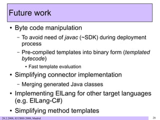 Using DSL for generation of software connectors | PPT