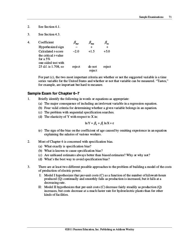 Using Econometrics A Practical Guide 6th Edition Studenmund Solutions… Using Econometrics A Practical Guide 6th Edition Studenmund Solutions…