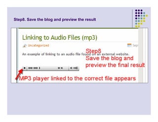 Using Edublogs | PPT