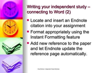 Using Endnote | PPT