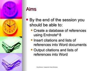 Using Endnote | PPT