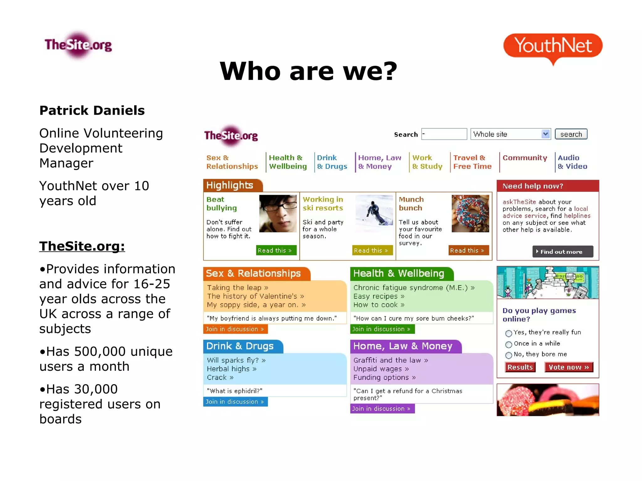 Using Facebook to communicate to volunteers | PPT