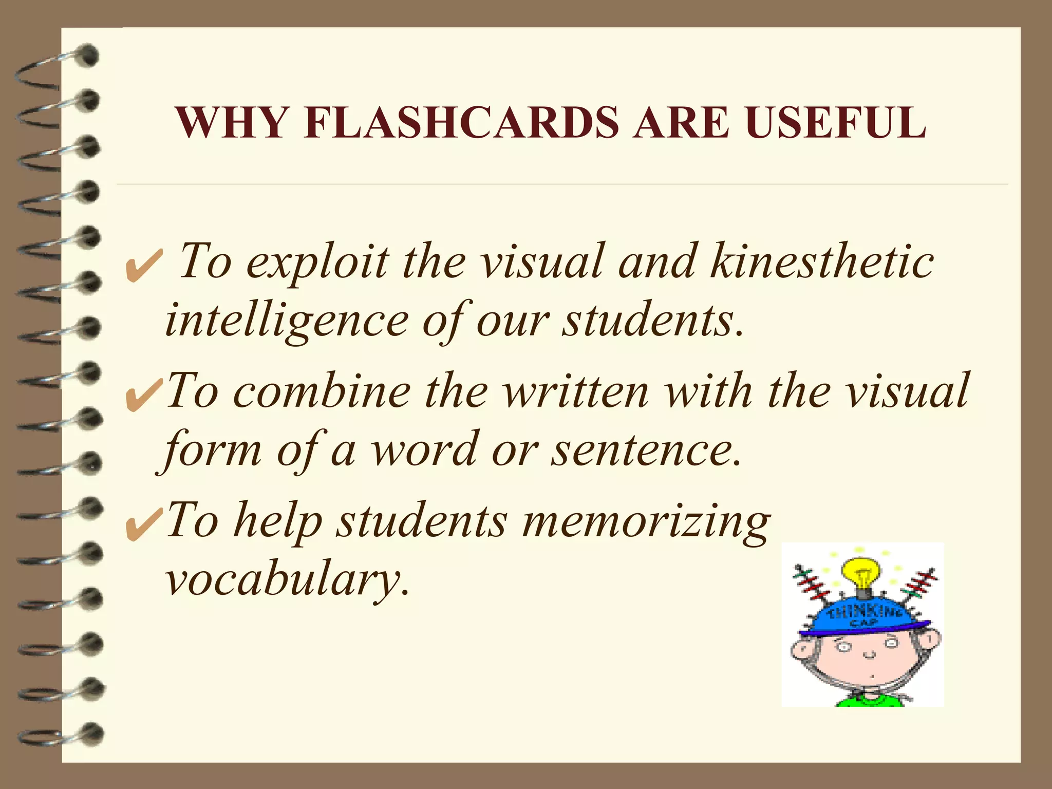 Using Flashcards With Young Learners | PPT