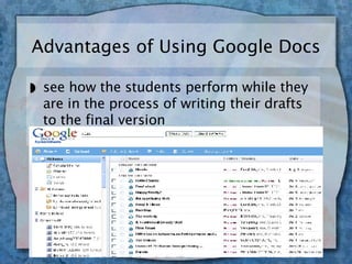 Using Google Docs in Adult Basic Writing Class | PPT | Desktop ...