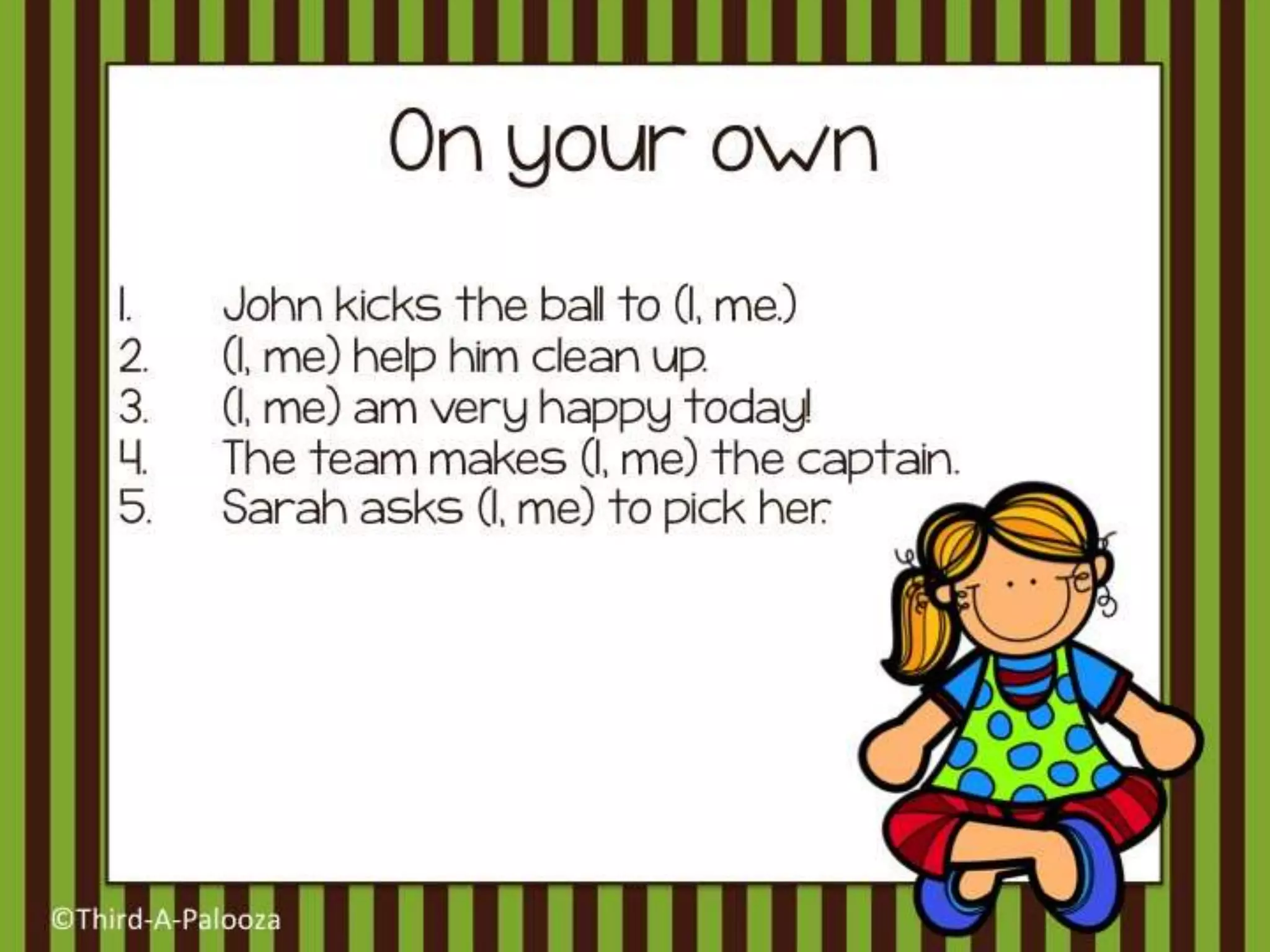 Using I and Me Powerpoint | PPTX