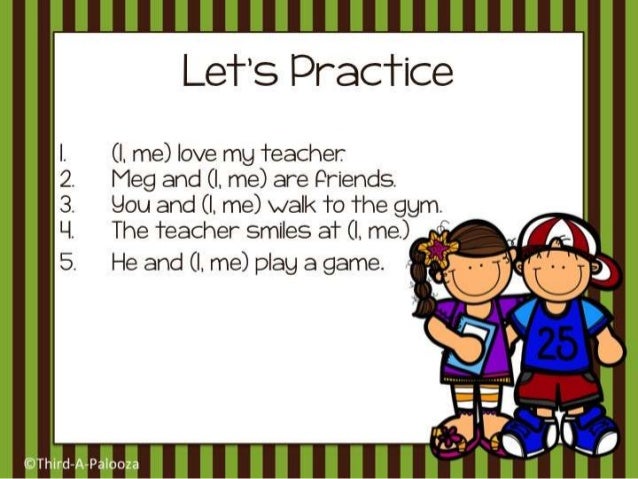 Using I and Me Powerpoint