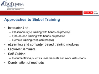 Using iHelp to Help Users Help Themselves in Siebel CTMS | PDF