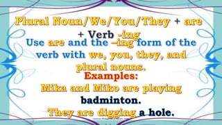 Using -ing form of the verb | PPTX