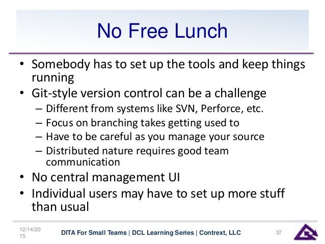DITA for Small Teams: An Open Source Approach to DITA Content ...