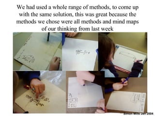 Using mental methods to construct a standard written method for ...