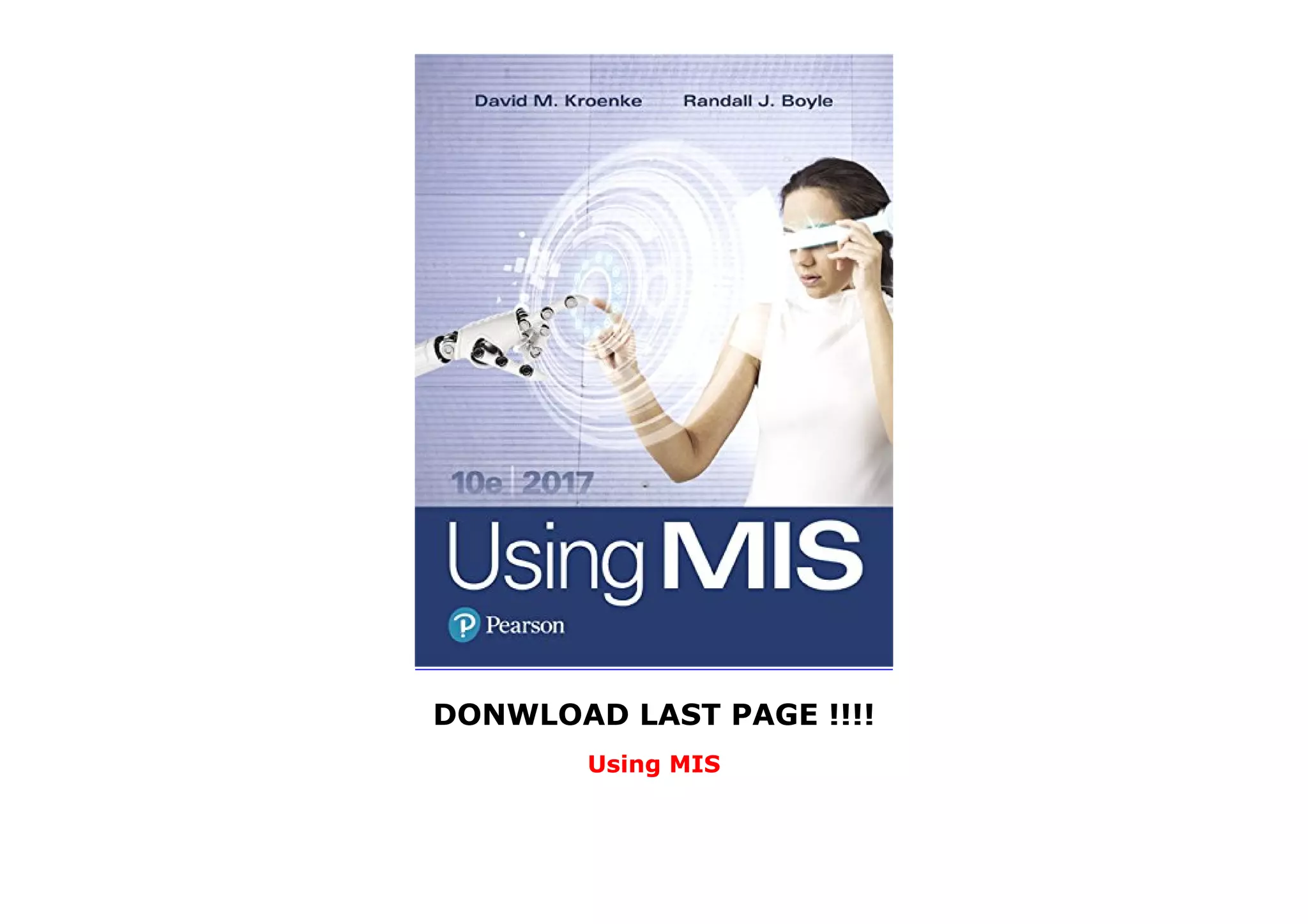 Using MIS | PPT
