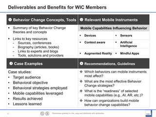 Using Mobile as an Instrument to Affect Behavior | PPT