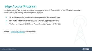 Using Network Acceleration for an Optimized Edge Cloud Server Architecture | PPT