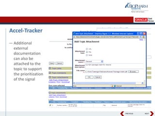 Using Oracle's Empirica Topics to Document Your Signal Management ...