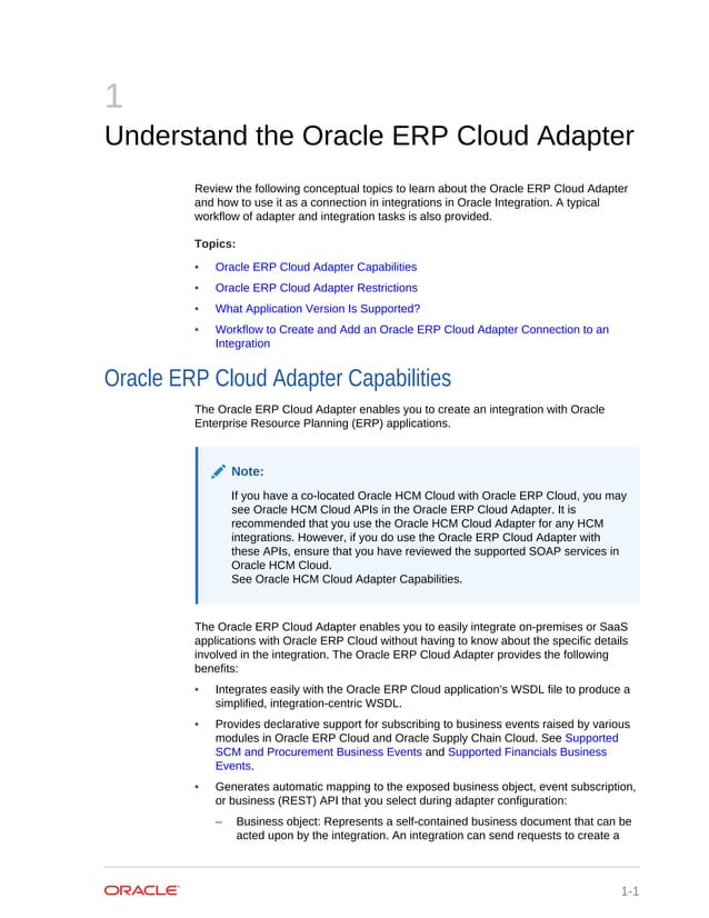 Using Oracle Erp Cloud Adapter Oracle Integration Pdf 1487