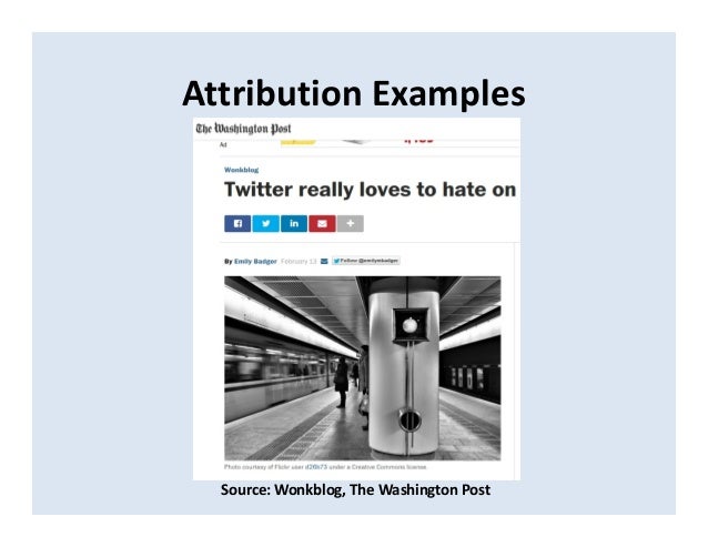 Using Photos Licensed Under Creative Commons